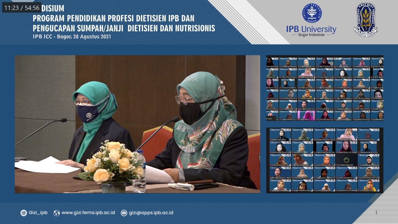 Departemen Gizi Masyarakat, FEMA, IPB University gelar Yudisium ...