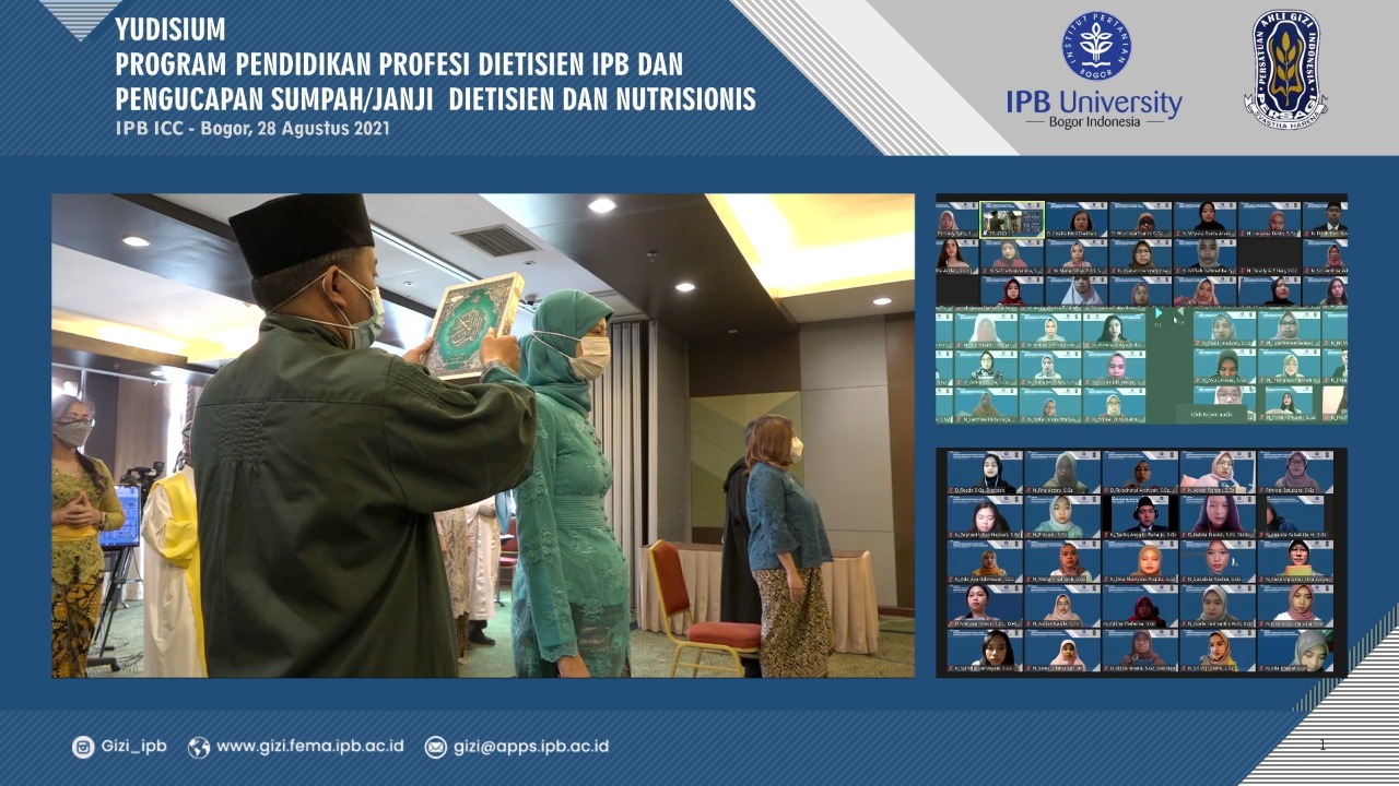 Departemen Gizi Masyarakat, FEMA, IPB University gelar Yudisium ...