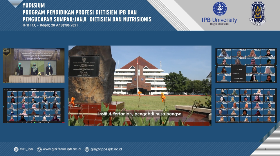 Departemen Gizi Masyarakat, FEMA, IPB University gelar Yudisium ...